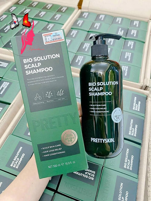 Dầu Gội Pretty Skin Bio Solution Scalp Shampoo Hàn Quốc, giá tốt