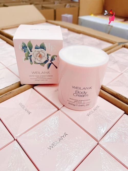 Kem Dưỡng Thể Kích Trắng Da Weilaiya Body Cream 200g, giá tốt