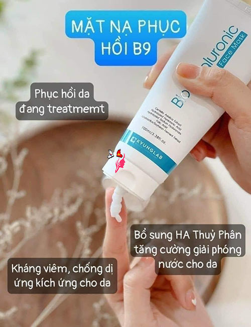 Mặt Nạ B9 Kyung Lab Bio Hyaluronic Face Mask 100ml Hàn Quốc