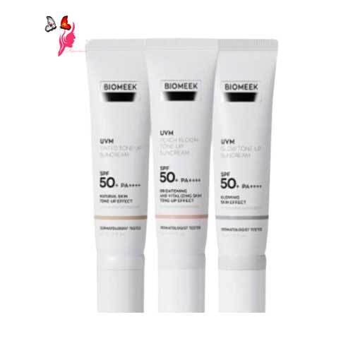 Kem Chống Nắng Biomeek UVM SPF 50+ PA++++ Với 3 Tone Màu 30ml
